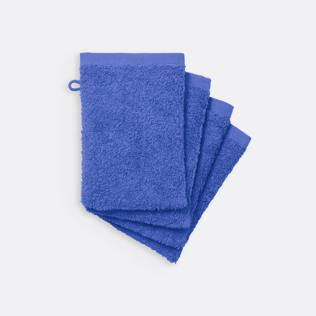 Set of 4 Scenario Plain 100% Cotton Terry Wash Mitts by La Redoute ...