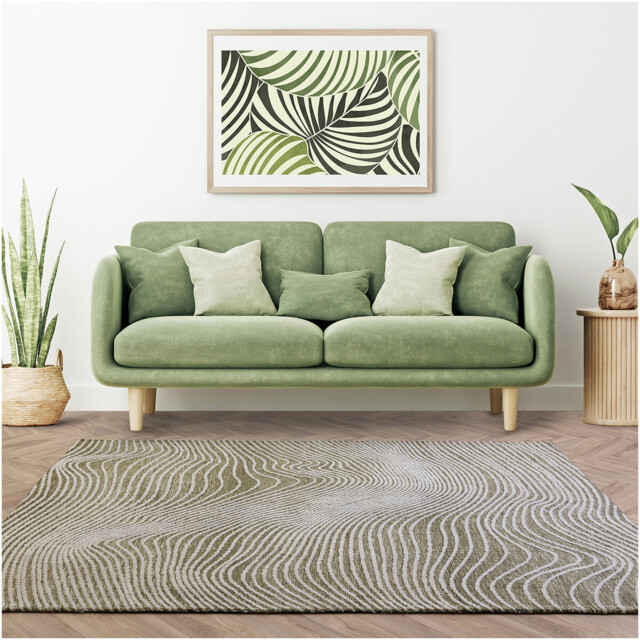 Contemporary Linear Pattern Rug by La Redoute | ufurnish.com