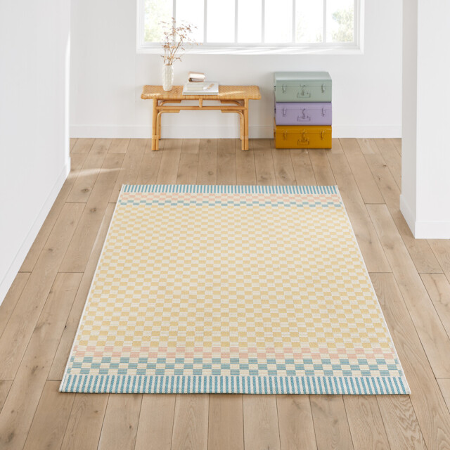 Juano Checkerboard Indoor / Outdoor Rug by La Redoute | ufurnish.com