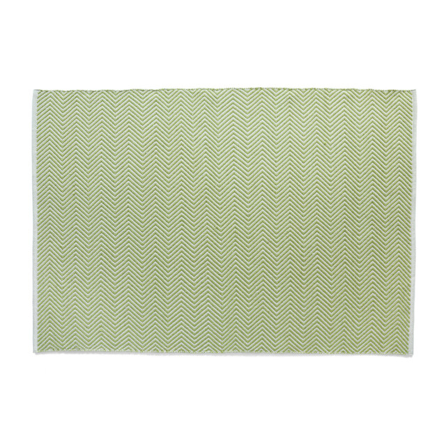 Recycled Woven Zig Zag Pattern Rug by La Redoute | ufurnish.com