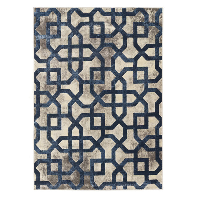 Faded Trellis Pattern Rug by La Redoute | ufurnish.com