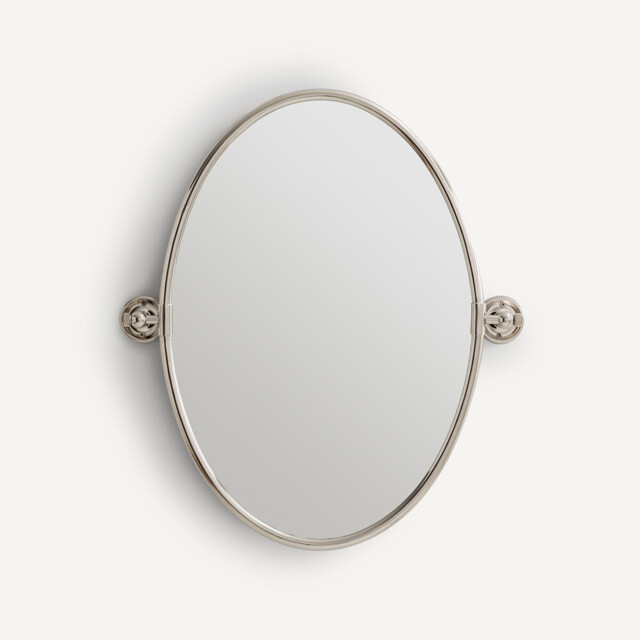 Cassandre Oval Pivoting Mirror H65cm by La Redoute | ufurnish.com