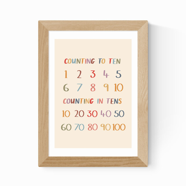 Colourful Counting to Ten by Kid of the Village by La Redoute ...