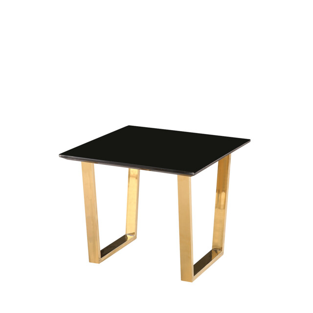 Luxe Black and Gold Side Table by La Redoute | ufurnish.com