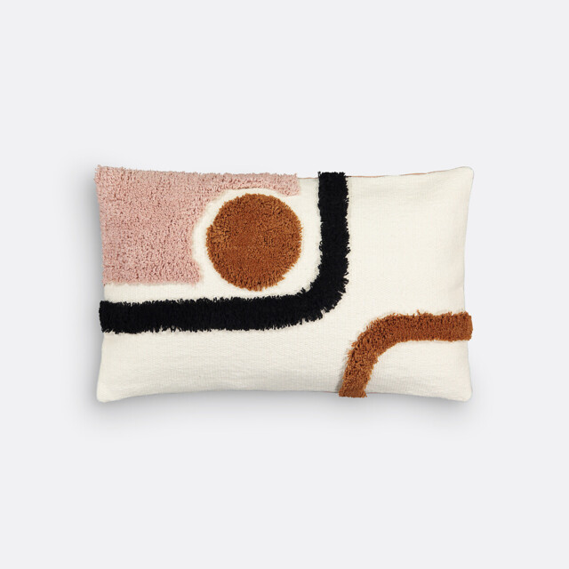 Joan Retro Tufted Rectangular Cotton Cushion Cover by La Redoute ...