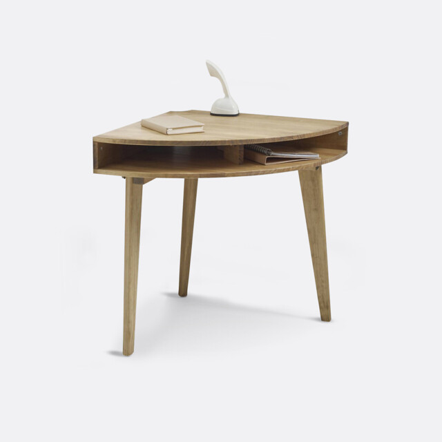 Grimsby Pine Corner Console Desk by La Redoute | ufurnish.com
