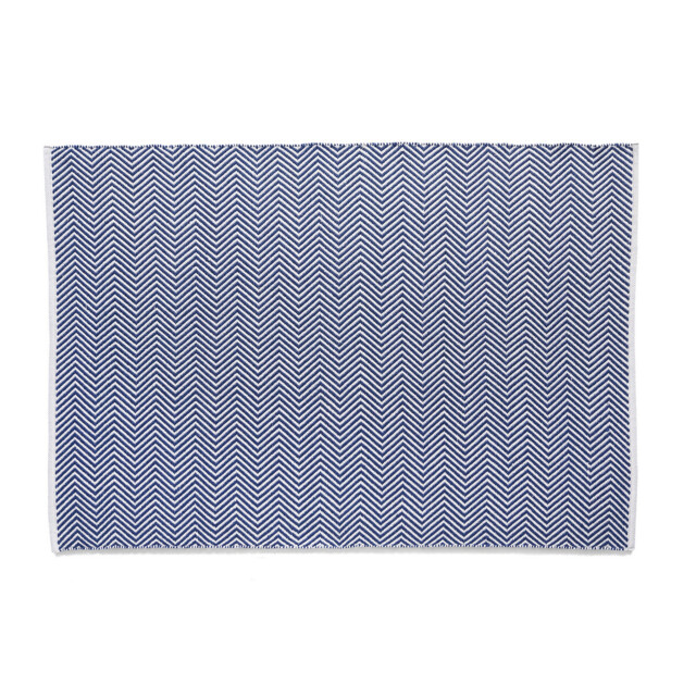 Recycled Woven Zig Zag Pattern Rug by La Redoute | ufurnish.com