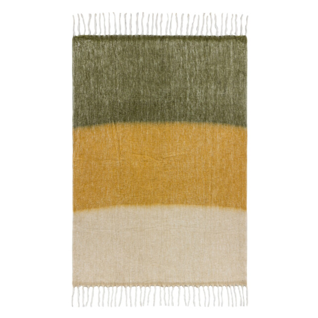 Rawton Ombre Herringbone Throw by La Redoute | ufurnish.com