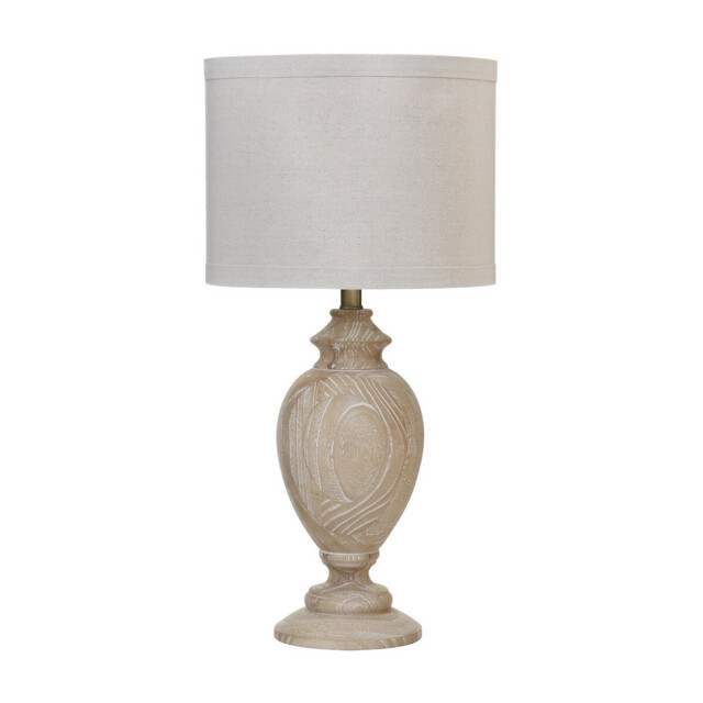 Light Toned Solid Wood Table Lamp by La Redoute | ufurnish.com