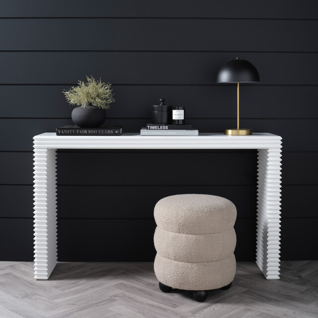 Harlan Ridged Console Table by La Redoute | ufurnish.com