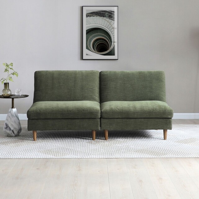 Sawyer Chenille 2 Seater Modular Click Clack Sofa Bed by La Redoute ...
