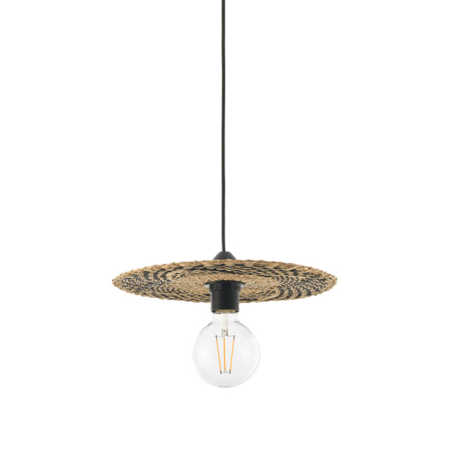 Rozeta 30cm Diameter Woven Straw Ceiling Light by La Redoute | ufurnish.com