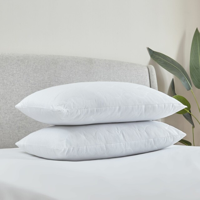 Luxury Quilted Comfort Embossed Pillow Pair by La Redoute | ufurnish.com