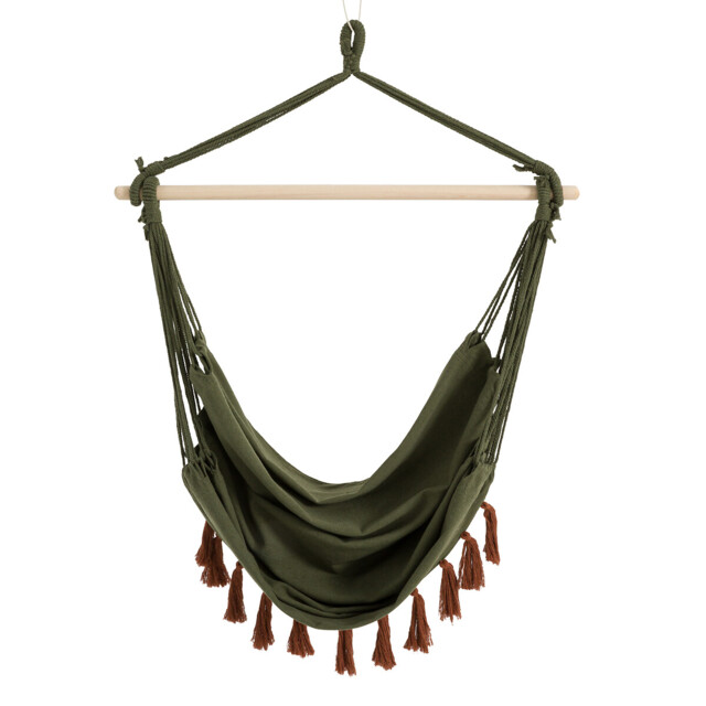 Sista Single-Seater Cotton Canvas Hammock Chair by La Redoute ...