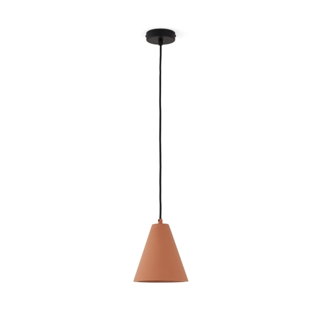 Arida 18cm Diameter Terracotta Concrete Ceiling Light by La Redoute ...