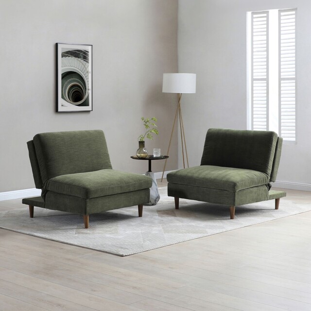 Sawyer Chenille Modular Click Clack Sofabed Chair Unit by La Redoute ...