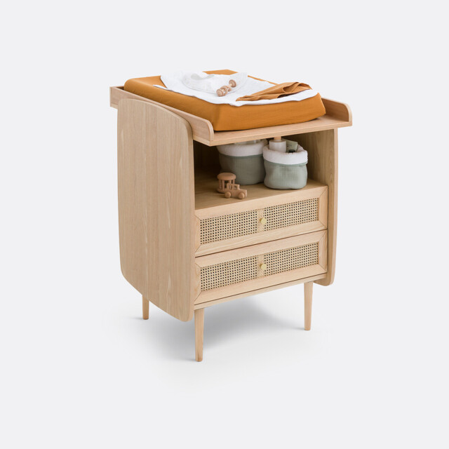 Tempa Rattan Cane Changing Table Unit by La Redoute | ufurnish.com