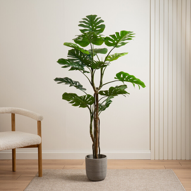 160cm Artificial Real Touch Monstera by La Redoute | ufurnish.com