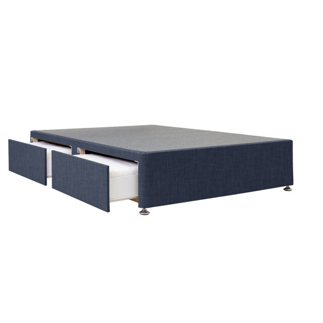Universal Linen Look 4 Drawer Upholstered Divan Base by La Redoute ...