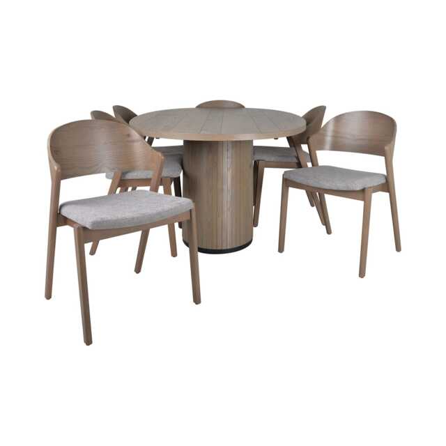 Casa Vienna Table & 6 Chairs Dining Set by Leekes | ufurnish.com