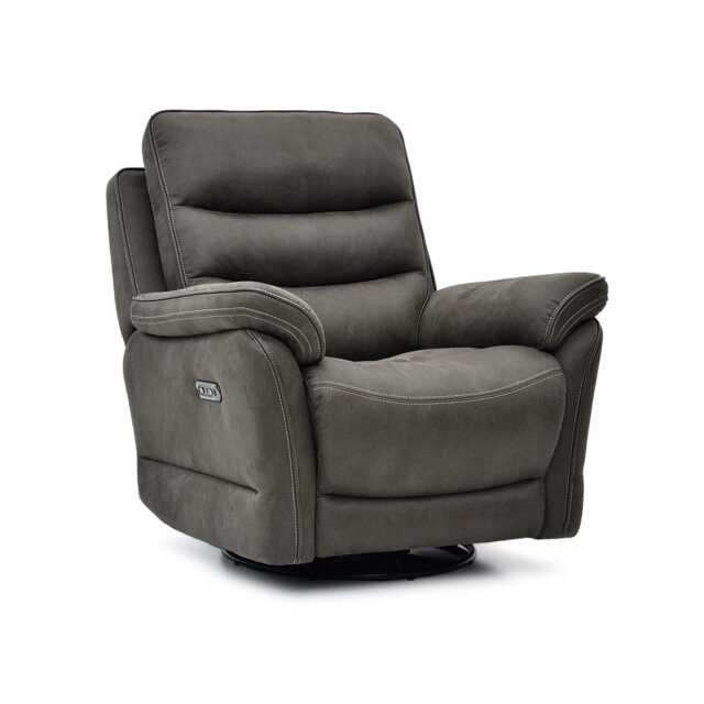 La-Z-Boy Anderson Power Recliner Fabric Chair with Head Tilt, Altara ...