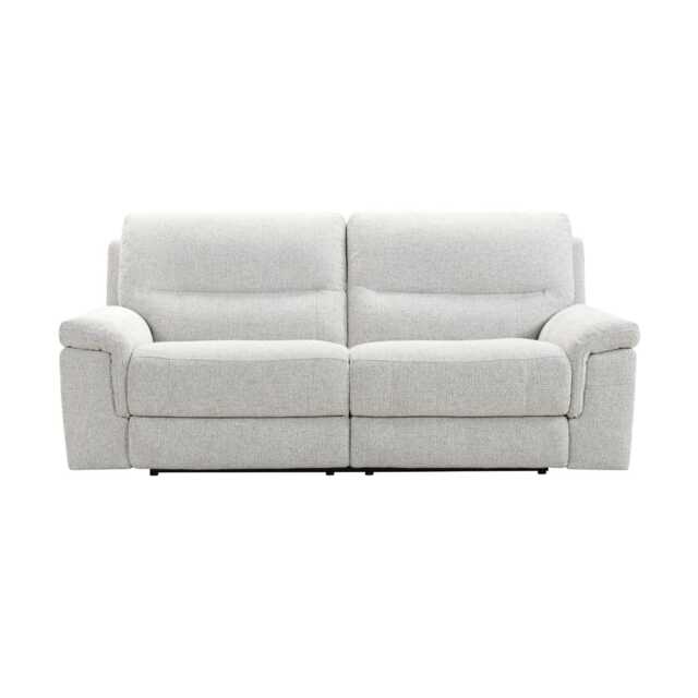 Casa Angus 3 Seater Fabric Power Recliner Sofa, Milan Beige by Leekes ...