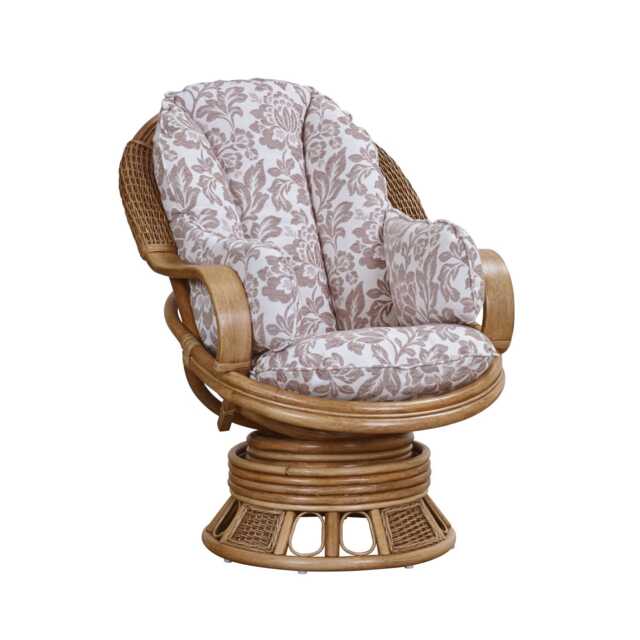 Casa Bari Cane Swivel Glider Chair by Leekes | uFurnish.com