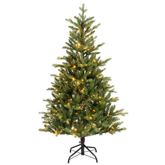 Kaemingk Everlands LED Pre-Lit Allison Pine Artificial Christmas Tree ...