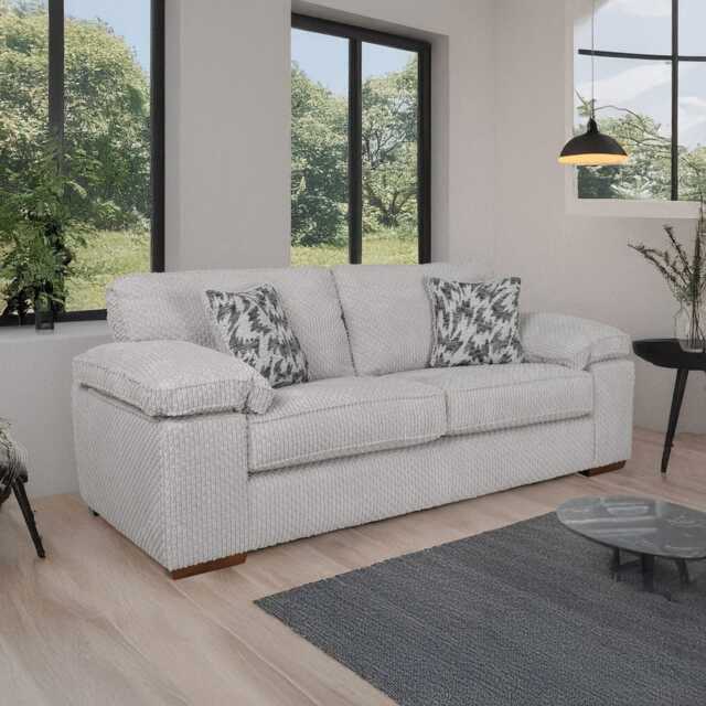 Casa Larry 3 Seater Fabric Sofa by Leekes | ufurnish.com