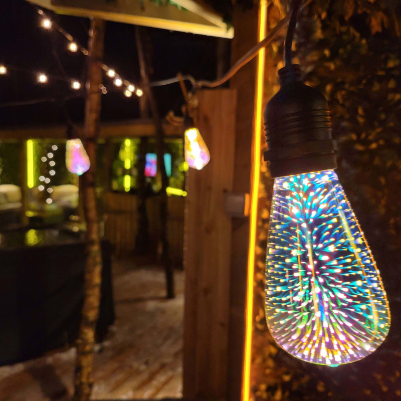 LED 3D Printed "Firework" Bulb Decorative Lamp Light E27 ST64 by ...