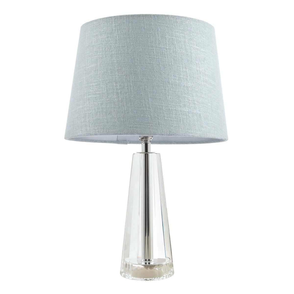 Laura Ashley Blake Cut Glass Crystal Obelisk Small Table Lamp Base In ...