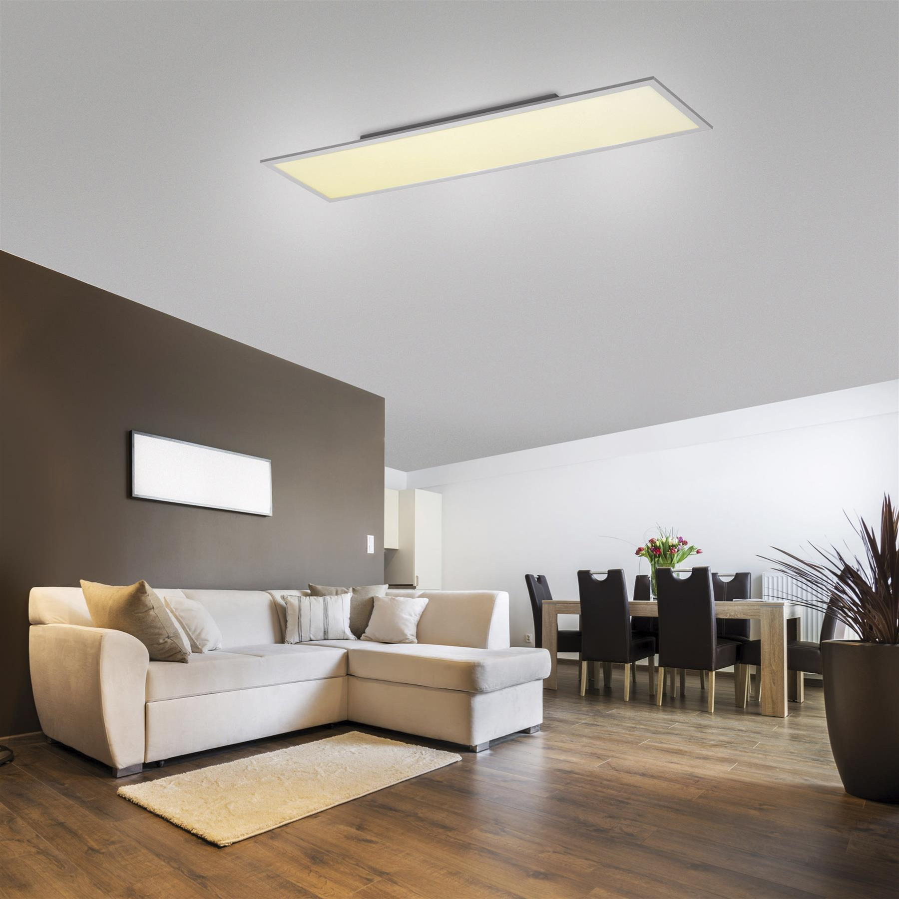 LED Flat Panel Colour Temperature Changing Ceiling Light 14533-16 by ...