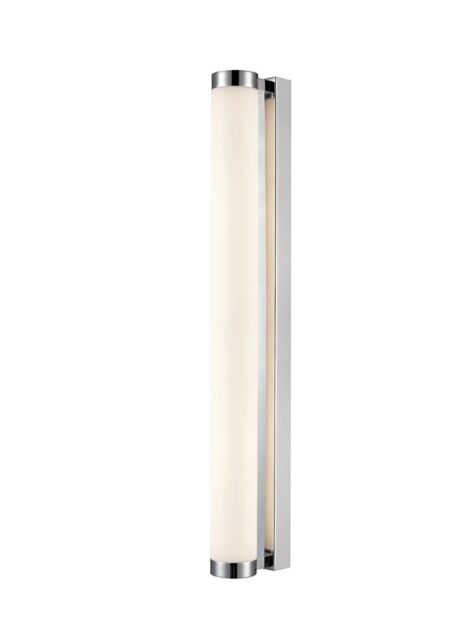 Franklite WB130 Dimmable Large LED Bathroom Wall Light In Chrome Finish ...