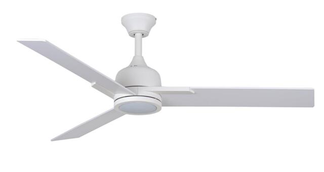 Fantasia 117377 Darwin 52 Inch Matt White Ceiling Fan with LED Light by ...