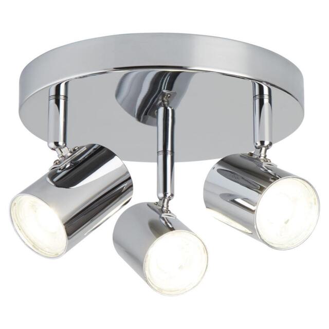 Searchlight 3173CC Rollo 3 Light LED Ceiling Spotlight In Chrome by ...