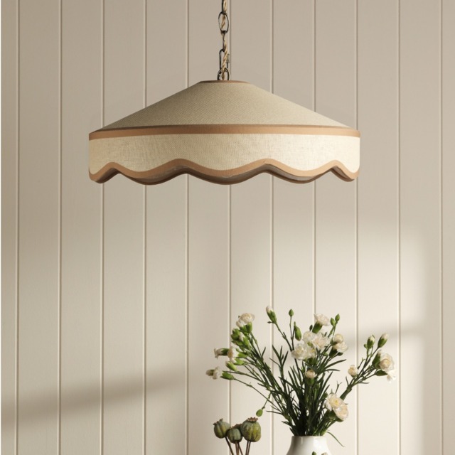 Laura Ashley Buckenham Ceiling Pendant Light With Rattan Shade LA3756608-Q by Lights 4 Living ...
