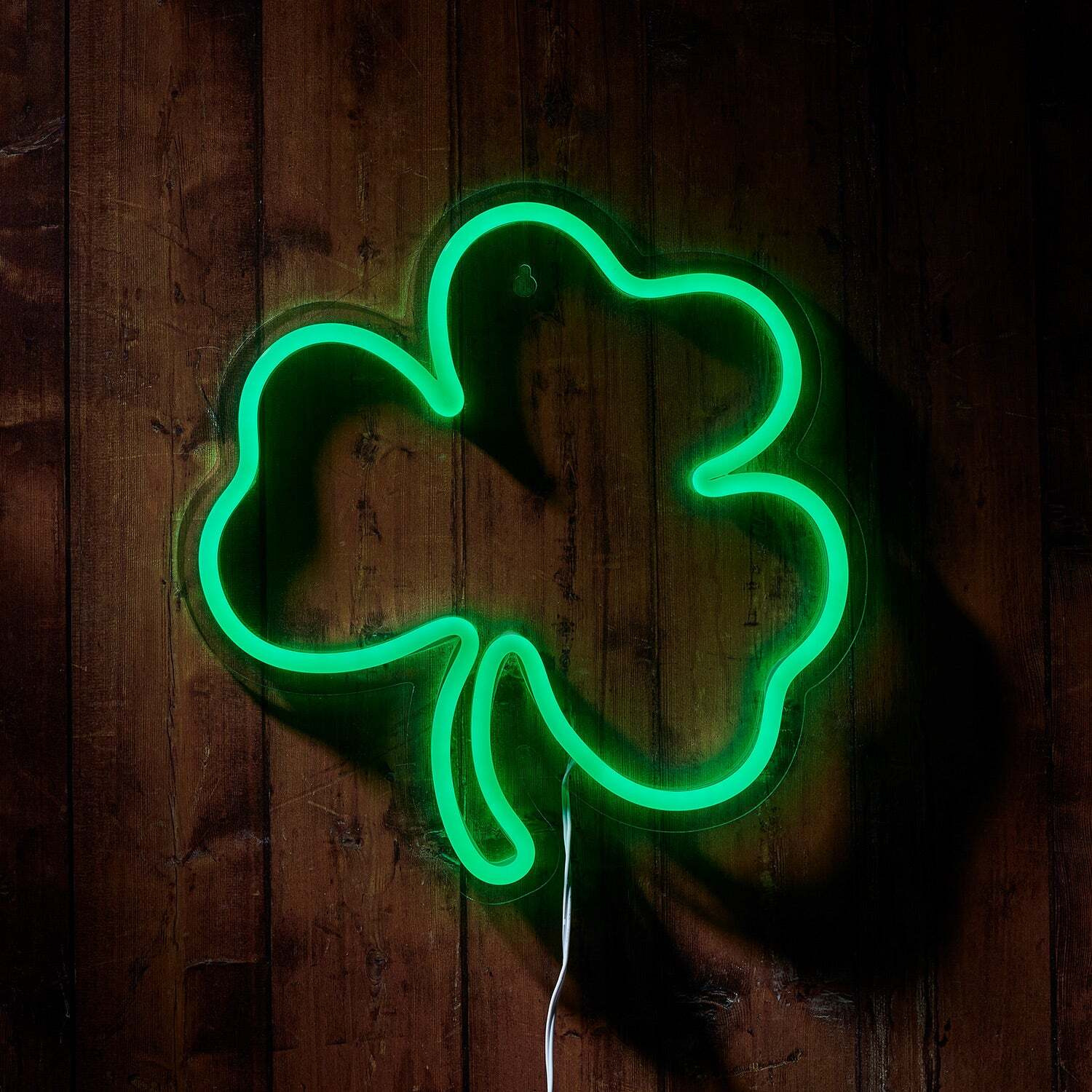 Shamrock Neon Wall Light by Lights4fun | ufurnish.com
