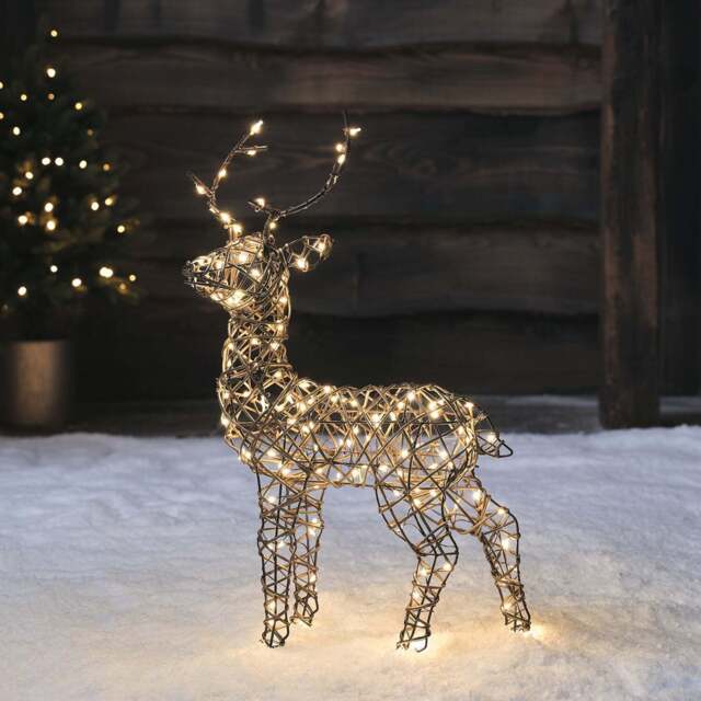 56cm Studley Stag LED Light Up Reindeer by Lights4fun | ufurnish.com