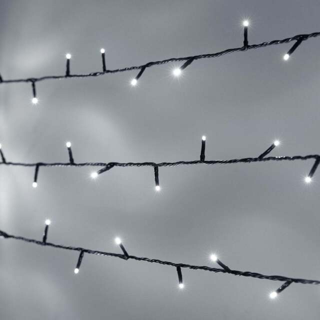 Essential Connect 40m 400 White Connectable Fairy Lights Green Cable by ...