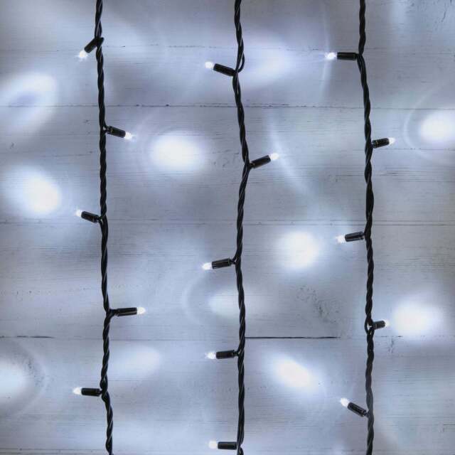 Plus Connect 5m 50 White Connectable Fairy Lights Black Cable by ...