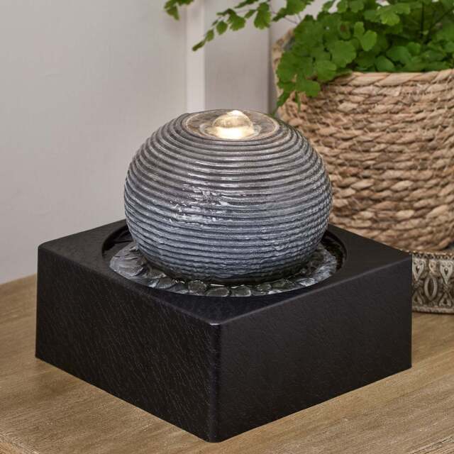 Whernside Sphere Table Top Fountain by Lights4fun | ufurnish.com