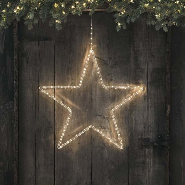 60cm Acrylic Star Silhouette Micro LED Hanging Light by Lights4fun ...