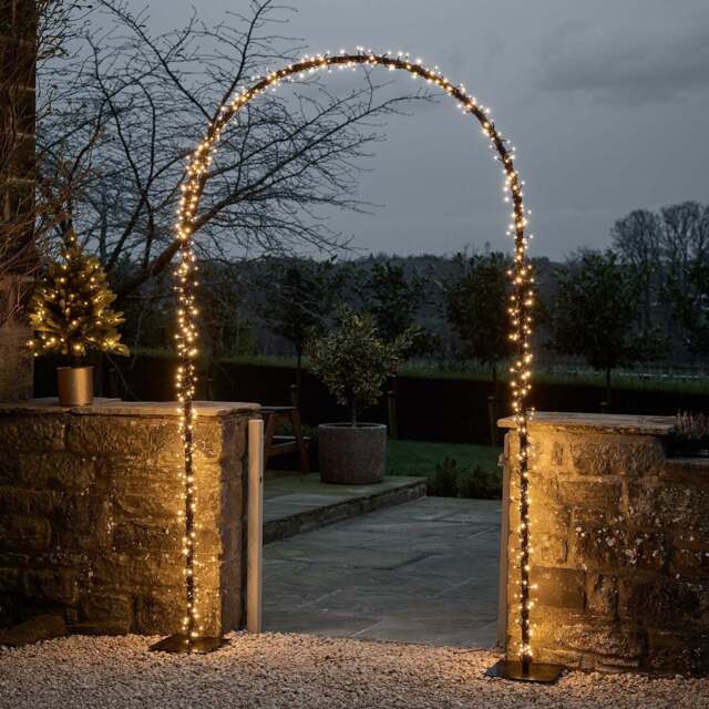 2.3m LED Garden Archway Light by Lights4fun | ufurnish.com