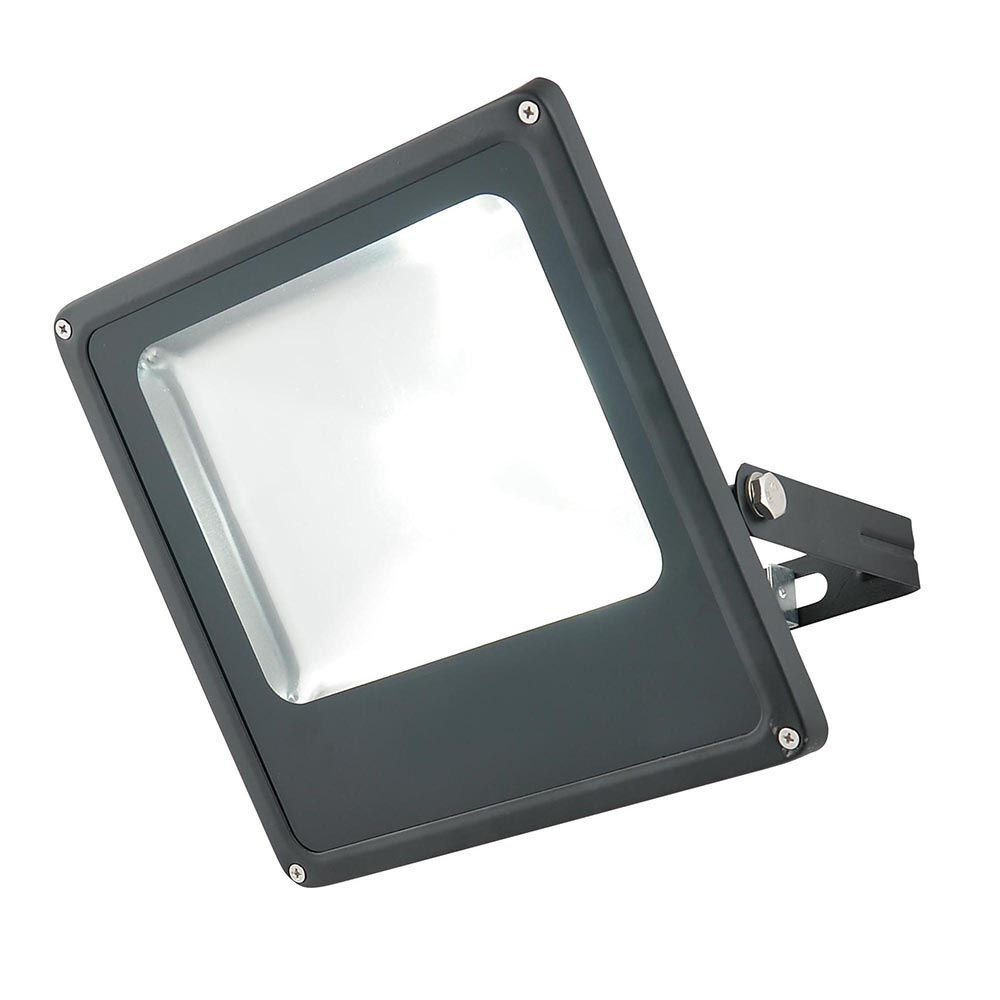 100 Watt Outdoor IP65 Slim Profile LED Flood Light - Black by litecraft ...
