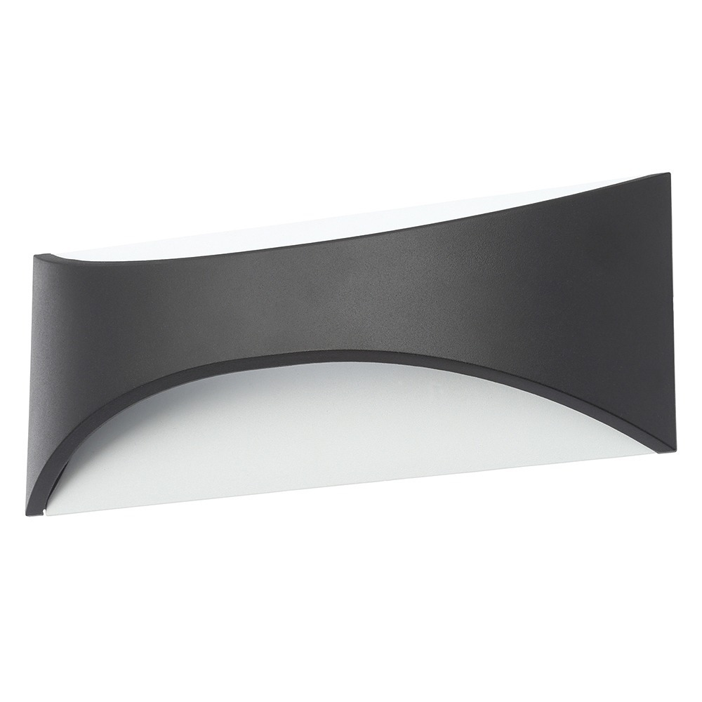 Marsden Outdoor LED 6 Watt Wall Light - Black by litecraft | ufurnish.com