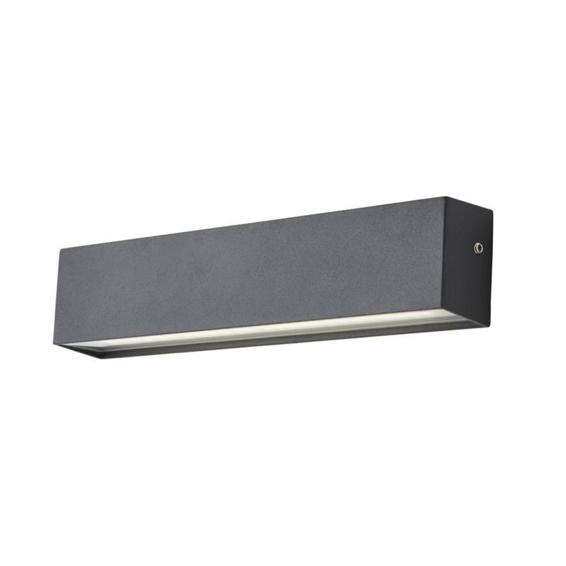 Edgar LED Outdoor Linear Wall Light - Anthracite by litecraft ...