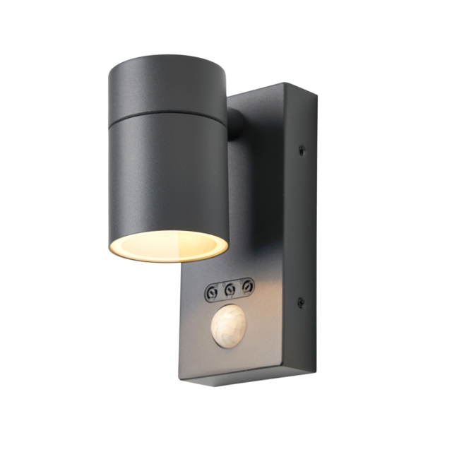 Kenn Outdoor Wall Light with PIR Sensor - Anthracite by litecraft ...