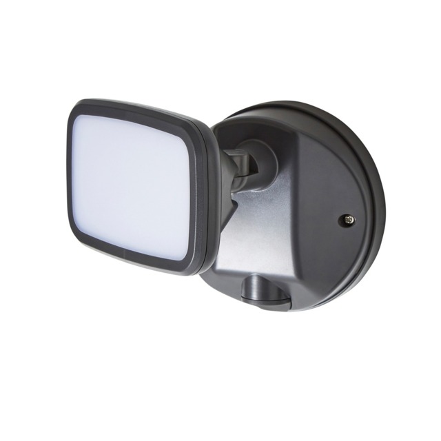 Alma Single 10 Watt LED Outdoor Flood Light - Dark Grey by litecraft ...