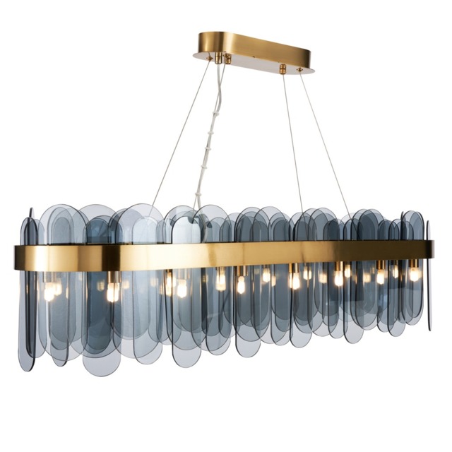 Visconte Avellino 16 Light Ceiling Pendant Light - Brass by litecraft ...