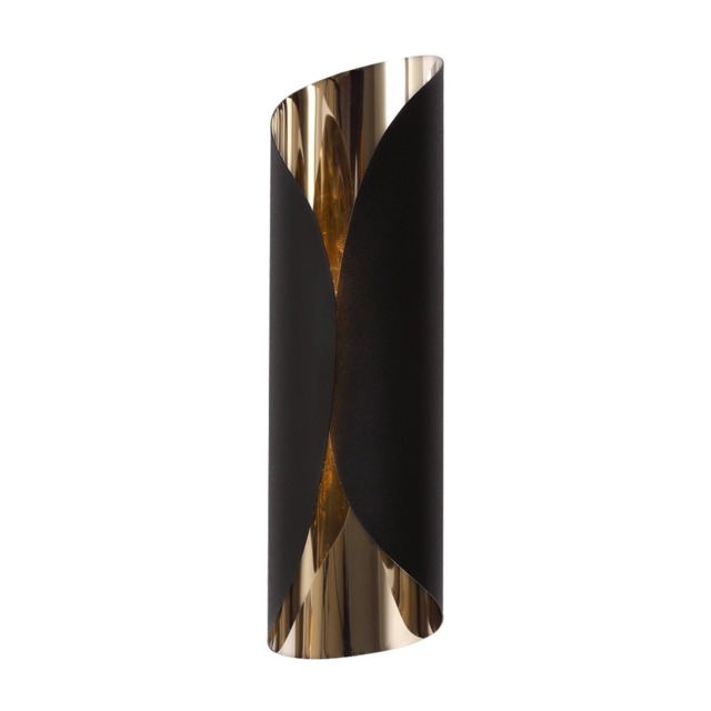 Visconte Cannes LED Wall Light - Black and Chrome by litecraft ...